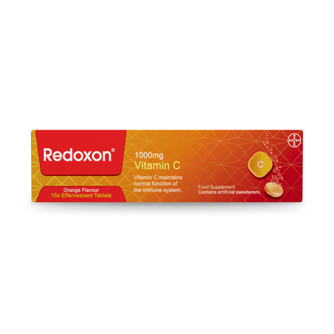 Redoxon® Vitamin C Effervescent Tablets Orange Flavor 1000mg | Redoxon